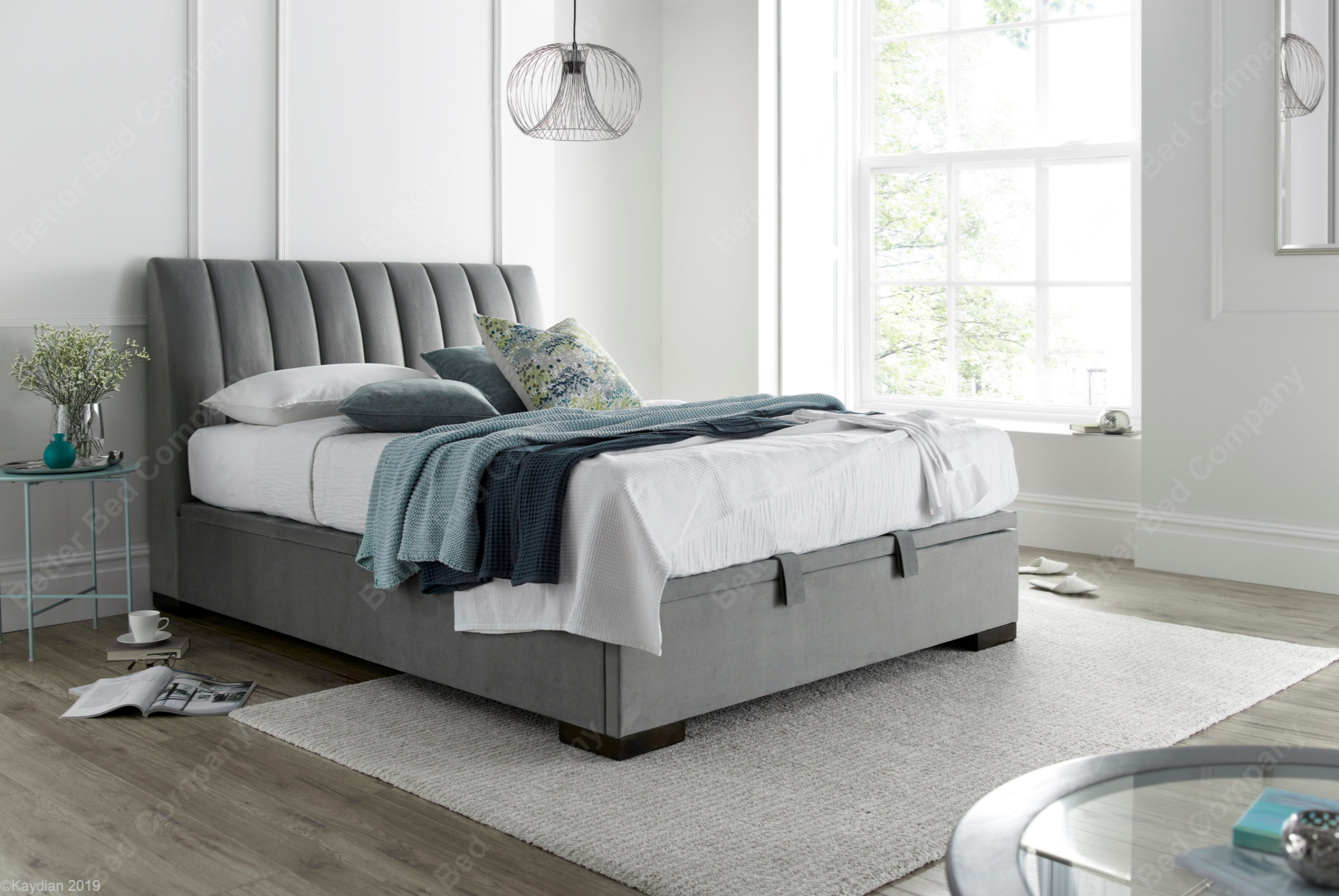 Velvet Beds | Velvet Ottoman Beds | Velvet Bed Frames