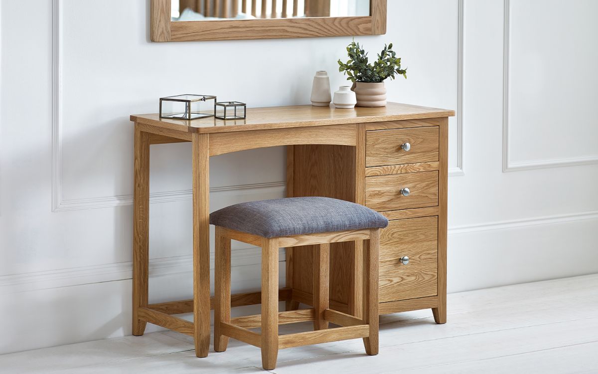 Oak Dressing Tables | Small Oak Dressing Table | Solid Oak Dressing Table