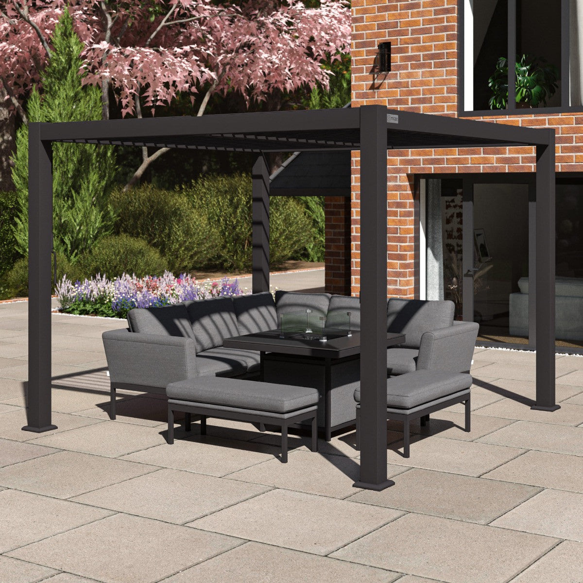 SALE | Maze Como Pergola Aluminium Square 3Mx3M Frame Only